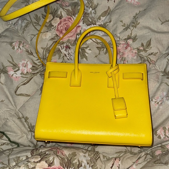 Saint Laurent | Bags | Ysl Saint Laurent Sac De Jour Small Yellow ...